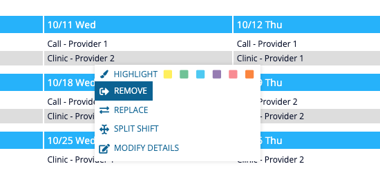 How do I remove a slot from my schedule? – Lightning Bolt