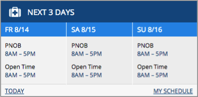 How do I view my schedule? – Lightning Bolt